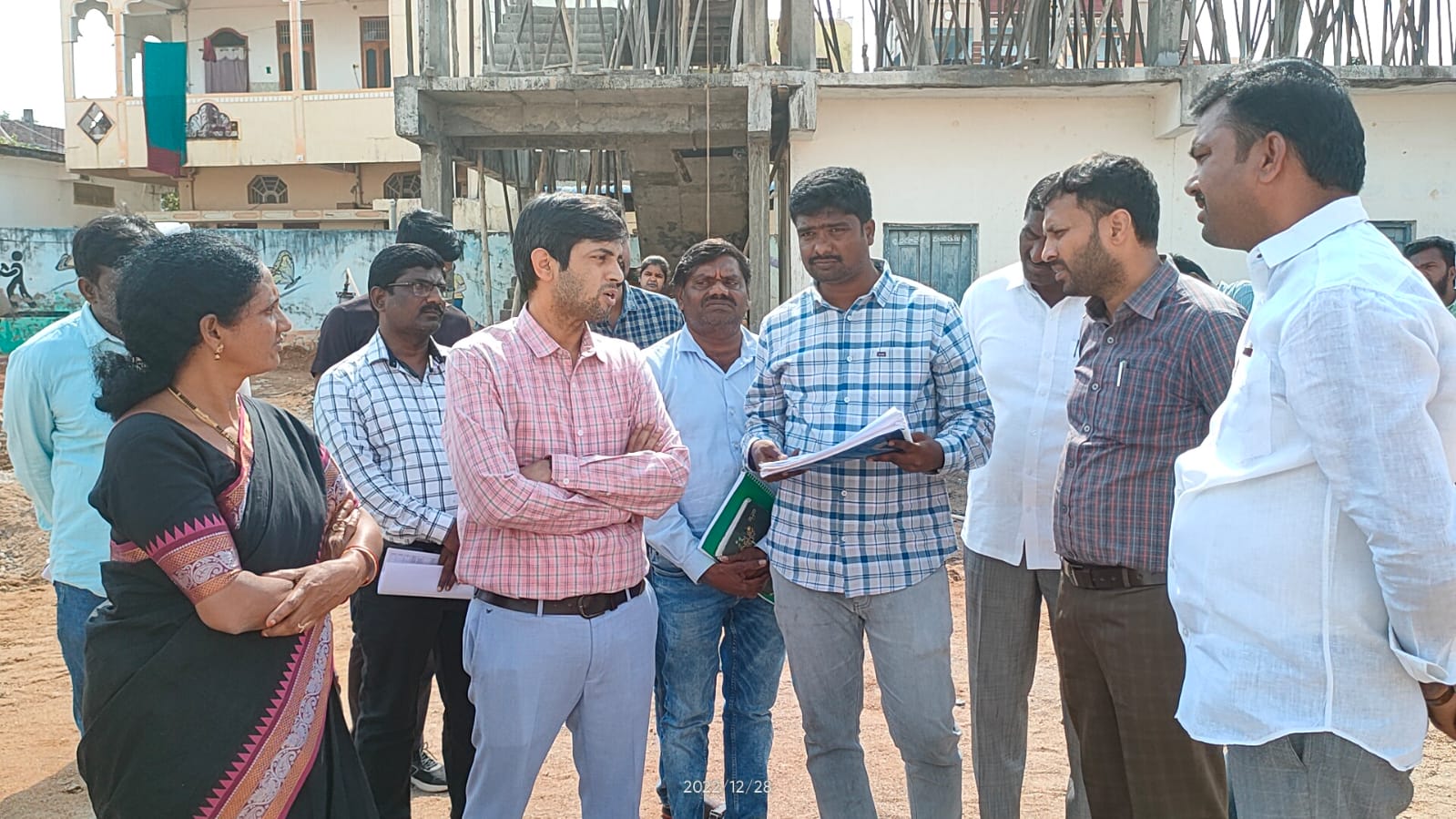 Inspection of local government school construction works sanctioned ...