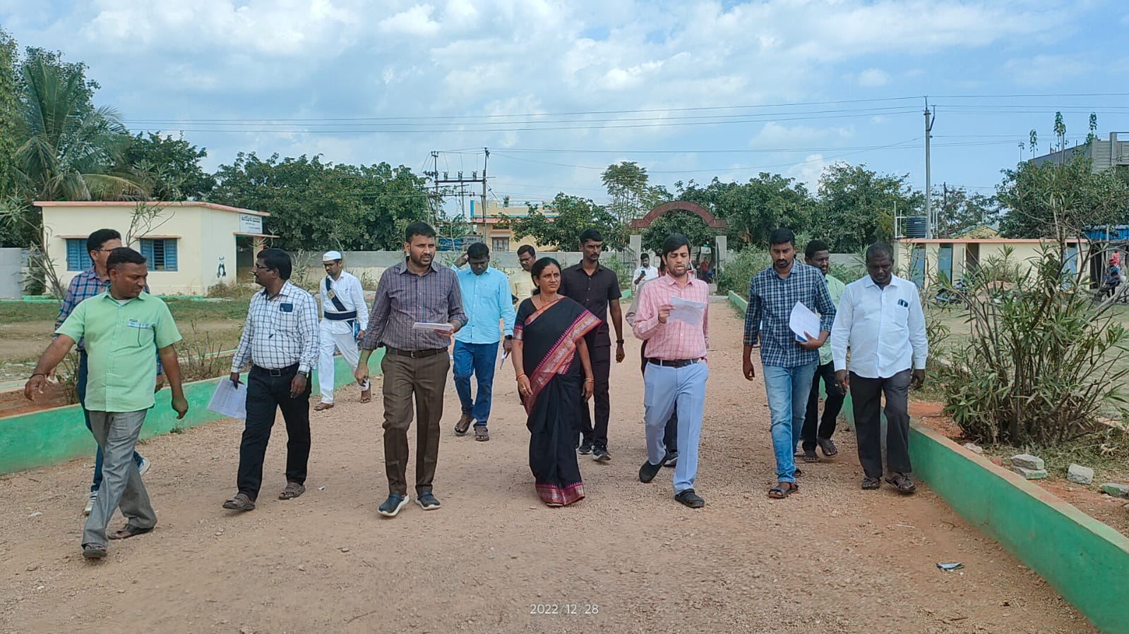 Inspection of local government school construction works sanctioned ...