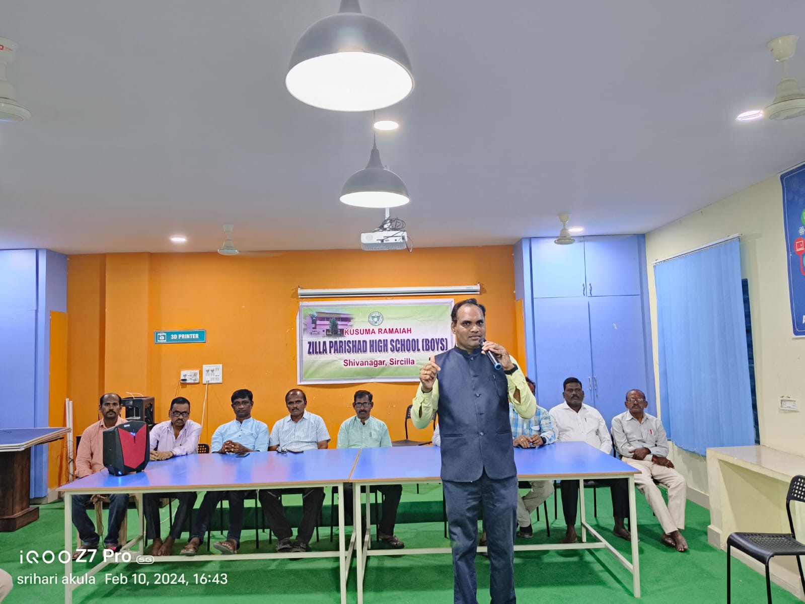 Motivation classes for class 10th students in ZPHS Shivanagar Sircilla ...