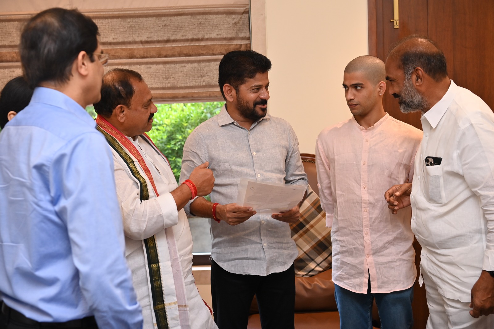 Government Whip Adi Srinivas met CM Revanth Reddy - RAJANNA SIRCILLA ...