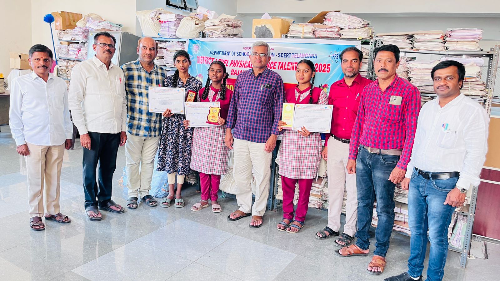 District level physical science talent test - RAJANNA SIRCILLA DISTRICT